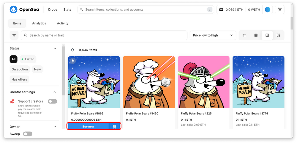 Etherscan Information Center | 3. Get your first NFT