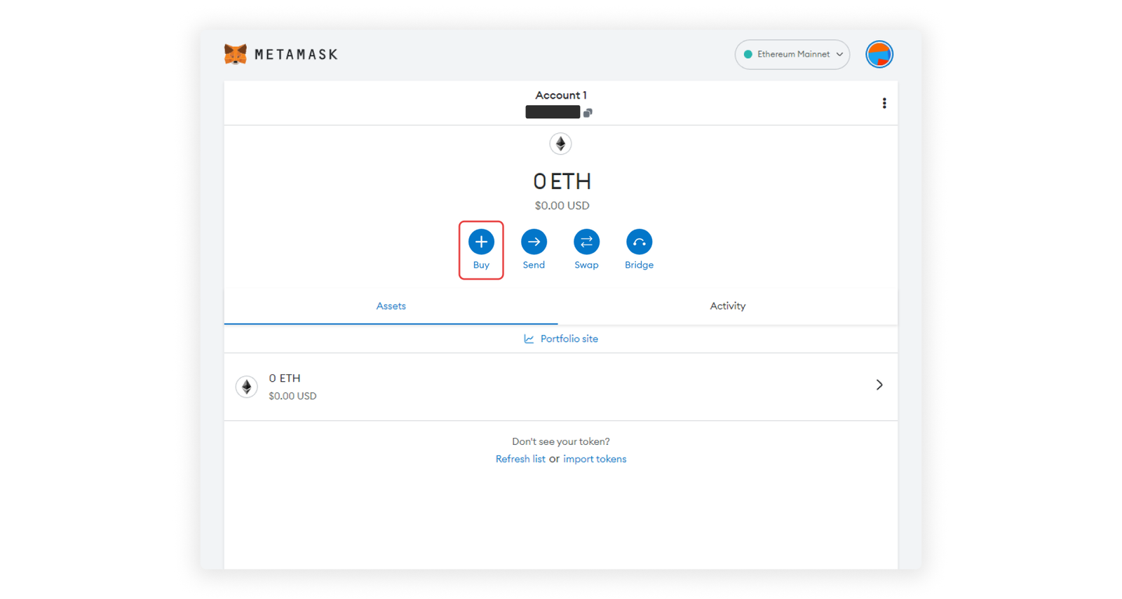 Etherscan Information Center | 1. Get your first ETH