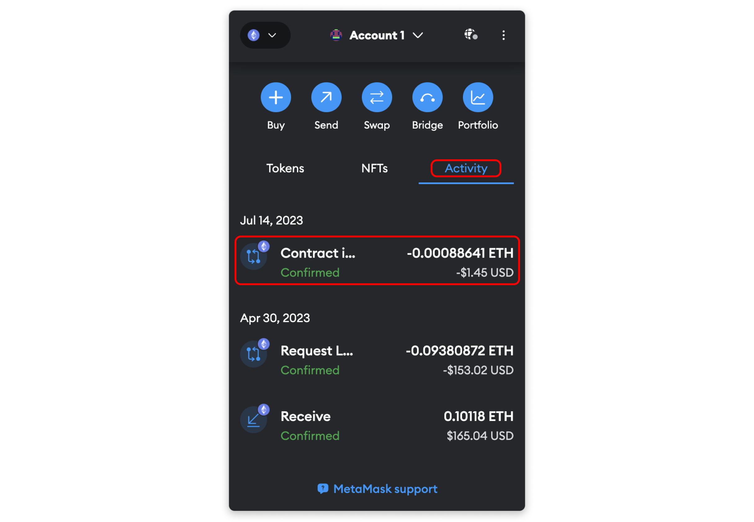 Etherscan Information Center | 3. Get your first NFT