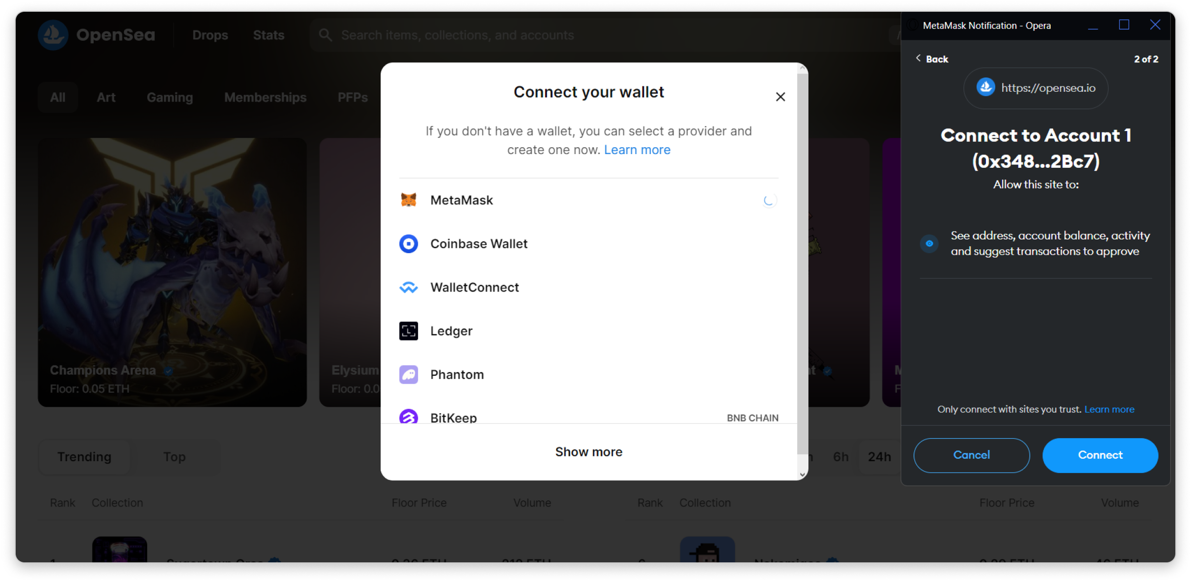 Etherscan Information Center | 3. Get your first NFT